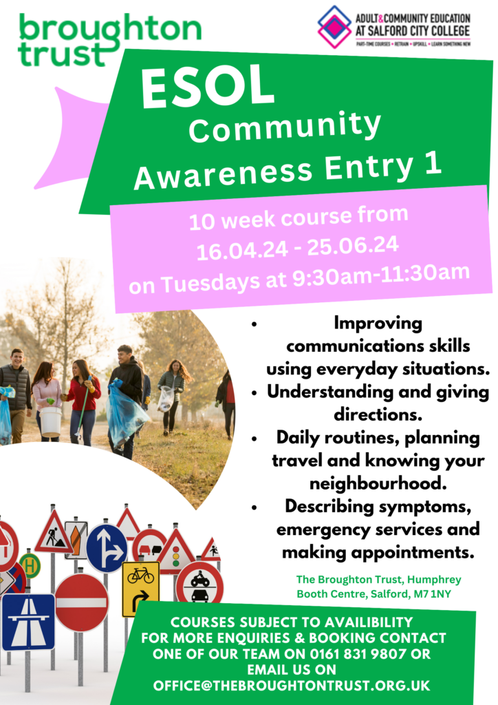 ESOL_COMMUNITY_AWARENESS_E1_POSTER_APRIL_24 (1) - The Broughton Trust